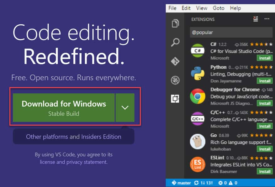 วิธีติดตั้งโปรแกรม Visual Studio Code – CS Developers