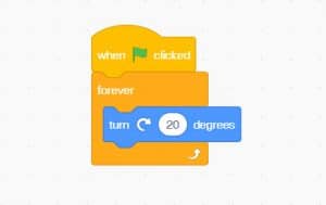 Forever (block) ในการเขียนโปรแกรม Scratch – CS Developers